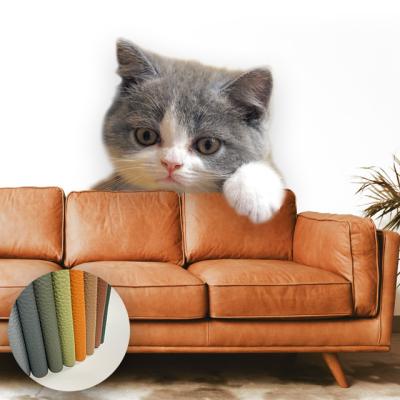 China TT049 PVC Cat Scratching Leather 1.4mm Thickness Abrasion Resistant Furniture Material for Sofas and Commercial Seating for sale