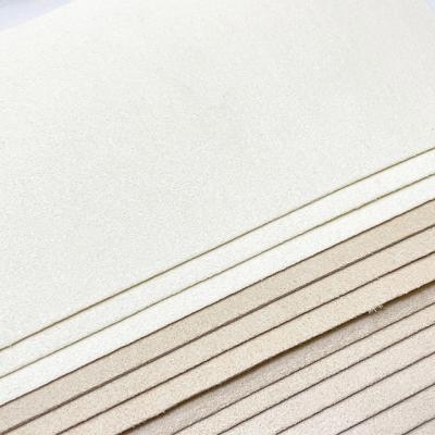 China Premium Micro Fiber Suede Leather Material 1.4m Width 0.6-1.0mm Thickness for Shoes and Accessories for sale