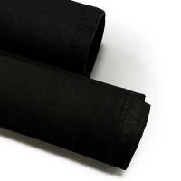 China Euro Black Suede Micro Fiber Leather 0.7-0.75mm Thickness 1.4m Width For Gloves Bags Shoes for sale