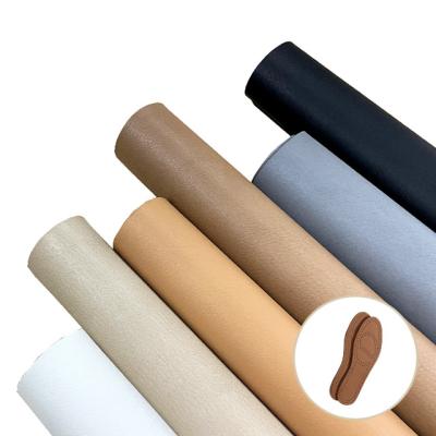 China Breathable Faux Leather Shoe Lining PU Coated 1.4m Width 0.7mm Thickness Sweat Absorbent Material for sale