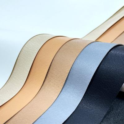 China PU Water Absorption Lining Leather 1.4m Width 0.7mm Thickness Soft Breathable Faux Leather for Shoes for sale