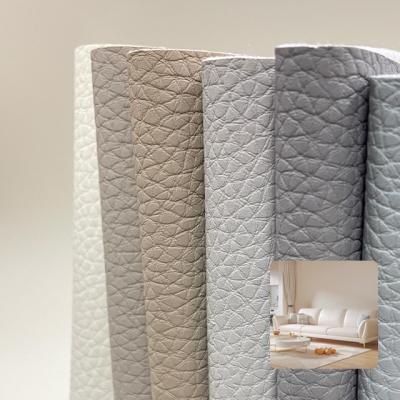 China TT049 PVC Leather Fabric 1.4m Width 1.4mm Thickness - Anti-Scratch Upholstery Material for Furniture for sale
