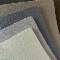 China Small Lichi Pattern 1.4mm PVC Leather - Abrasion Resistant For Indoor Furniture for sale