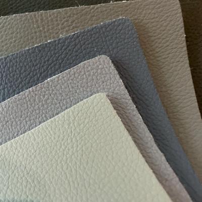 China Small Lichi Pattern 1.4mm PVC Leather - Abrasion Resistant For Indoor Furniture for sale