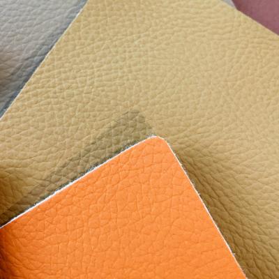 China Small Lichi Textured PVC Leather - Bright Color & Pet Damage Proof for sale