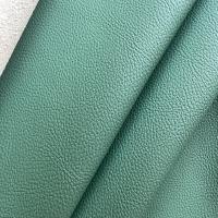China Anti-Scratch PVC Eco Leather Litchi Pattern 1.3mm Thickness 1.4m Width 23 Colors for Furniture Upholstery for sale
