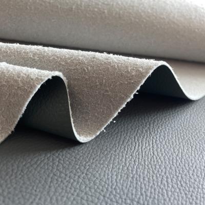 China 1.3mm Litchi Texture Faux Leather PVC Eco Artificial Anti Scratching Surface For Sofa for sale