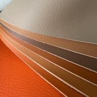 China Eco Synthetic PVC Leather Material Litchi Pattern Sustainable For Public Areas for sale