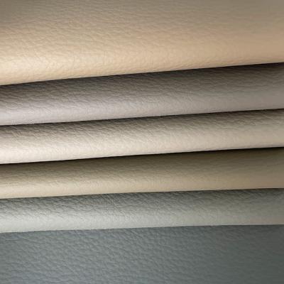 China XTT05 PVC Eco Artificial Leather 1.4m Width 1.5mm Thickness Litchi Embossed for Hotel Mall Furniture for sale