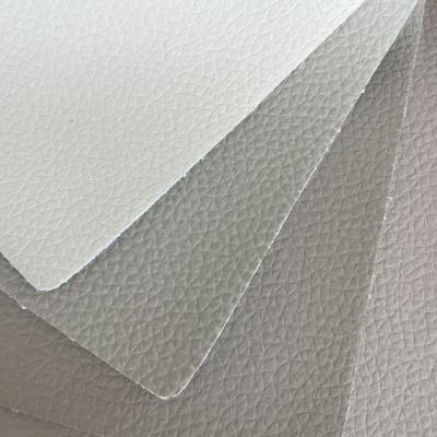 China XTT012 1.4m x 1.4mm PU Solvent-Free Eco Leather with Litchi Pattern - 21 Colors for Home Decor Upholstery for sale