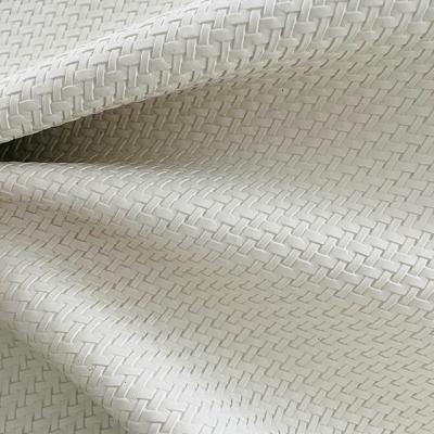 China 1.4m Wide Woven PVC Leather Upholstery Material - 800m MOQ for Hotel Furniture for sale
