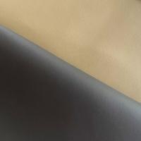China Microfiber Leather Furniture Material 1.4m Width Stain Resistant Non Yellowing Nappa Pattern for sale