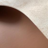 China Breathable Microfiber Synthetic Leather 1.4m Width Nappa Texture for Furniture and Seating for sale