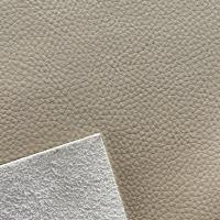 China Vacuum Microfiber Leather 1.4m Width Lichi Grain for Luxury Furniture Upholstery - 300m Minimum Order for sale