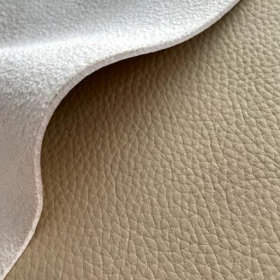 China Hotel Grade Microfiber Leather 1.4m Width Stainproof Breathable Upholstery Material with 300m MOQ for sale