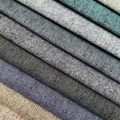 China Soft Polyester Sofa Fabric 1.45m Width 80g TC Finish Fade Resistant Easy Care Upholstery Textile for sale