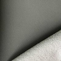 China Oil-Proof TPU Microfiber Leather Industrial Footwear Material - 1.4m Width with BIRD GRAIN Pattern for sale