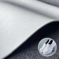 China PU Coated Micro Fiber Artificial Leather for Shoes - 1.4m Width Waterproof Breathable Material with Customizable Thickness for sale