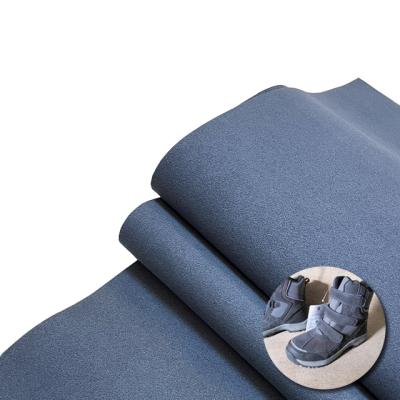 China Premium Micro Fiber Suede Artificial Leather Material 1.4-1.8mm Thickness Custom Colors for Footwear and Bags for sale
