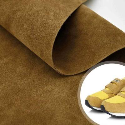China Micro Fiber Suede Faux Leather 1.4-1.8mm Thickness for Shoes and Bags with Anti-Wicking Breathable Properties for sale