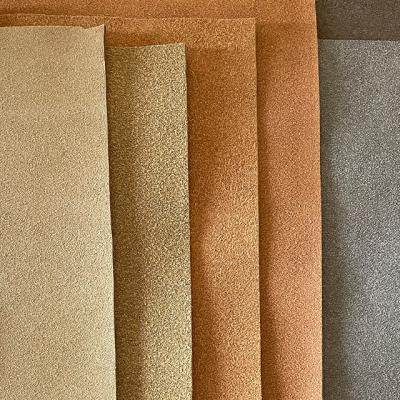 China 1.37m Width 1.4mm Thickness Sustainable Synthetic Leather Suede Material for Shoes and Bags for sale