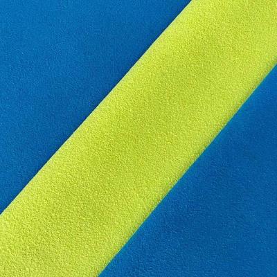 China Premium Island Micro Suede Artificial Leather 1.4m Width 1.0mm Thickness for Gloves Apparel for sale