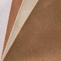 China 0.8mm Thickness 1.4m Width PU Synthetic Leather Imitation Suede for Sportswear and Glove Manufacturing for sale