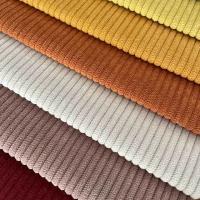 China 145cm Width Fade-Proof Polyester Upholstery Fabric - 270g/㎡ Cut-Pile Velvet for Furniture & Sofas for sale