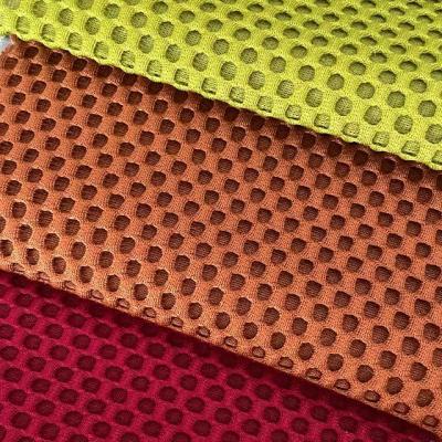 China 1.60m Width 300g/㎡ Breathable Mesh Sofa Fabric - 100% Polyester Upholstery Textile JHWY128 for sale