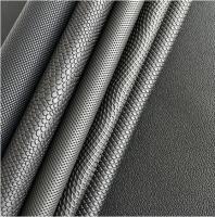 China PU Embossed Faux Leather for Gloves - 1.4m Width, 0.7mm Thickness, Anti-Slip Surface for sale