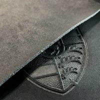 China Premium Rubber Dull Polish Artificial Leather 1.4m Width 1.6mm Thickness Anti-Slip Flame Retardant for sale