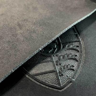China Premium Rubber Dull Polish Artificial Leather 1.4m Width 1.6mm Thickness Anti-Slip Flame Retardant for sale
