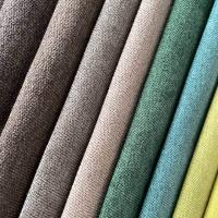 China Short Pile Polyester Upholstery Fabric 1.45m Width 220g Weight for Sofa and Furniture for sale