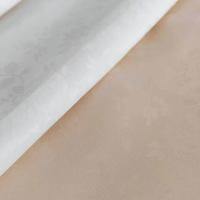 China Stylish Faux Leather with 3D Rose Embossing, Easy-Clean & Custom Colors for Table Covers for sale