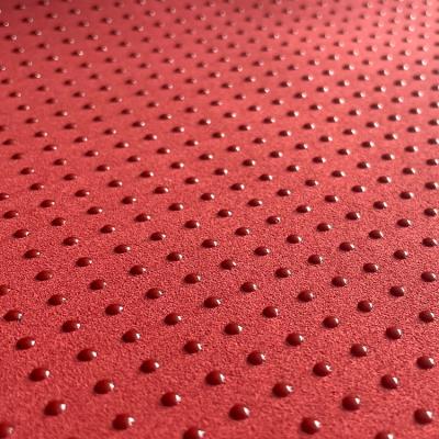 China Artificial Leather Micro Suede with Anti-Slip Adhesive for Gloves - 1.4m Width, 0.5-1.0mm Thickness for sale