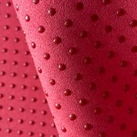 China Faux Leather Micro Suede Material 1.4m Width 0.5-1.0mm Thickness with Anti-Slip Dots for Glove Manufacturing for sale