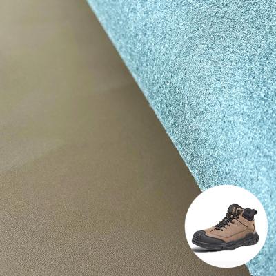 China Breathable Suede Touch Yungbuck Leather - Durable Synthetic For Footwear for sale