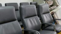China PVC Cat Scratching Office Furniture Leather lichi patten single velvet backing for sale