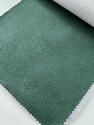 China PVC Cat Scratching Office Furniture Leather lichi patten single velvet backing for sale