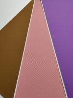 China 1.3-1.4mm TPU surface with dye color Non-woven backing Leather 3D crafted for Sport Shoe for sale