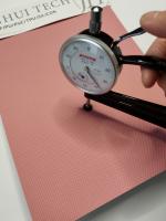 China 1.3-1.4mm TPU surface with dye color Non-woven backing Leather 3D crafted for Sport Shoe for sale