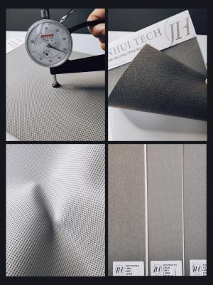 China 1.3-1.4mm TPU sport shoe leather with 3D vaccum crafted design and dye color non-woven backing for sale