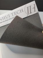 China 1.3-1.4mm TPU sport shoe leather with 3D vaccum crafted design and dye color non-woven backing for sale