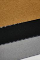 China 1.3-1.4mm TPU sport shoe leather with 3D vaccum crafted design and dye color non-woven backing for sale