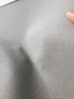China 1.3-1.4mm TPU sport shoe leather with 3D vaccum crafted design and dye color non-woven backing for sale