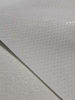 China 1.2mm Thickness Waterproof PU Soccer Leather with Star Pattern for Football Balls for sale