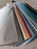 China PVC #9001 Sofa Furniture Leather lichi patten single velvet fleece backing 1.0mm*1.4m for sale