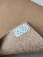 China Great Brush Lichi top level EPU Leather 1.8mm with Alpha velvet backing for sale