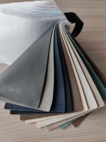 China PVC #9001 Sofa Furniture Leather lichi patten single velvet fleece backing 1.0mm*1.4m for sale