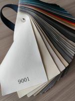 China PVC #9001 Sofa Furniture Leather lichi patten single velvet fleece backing 1.0mm*1.4m for sale